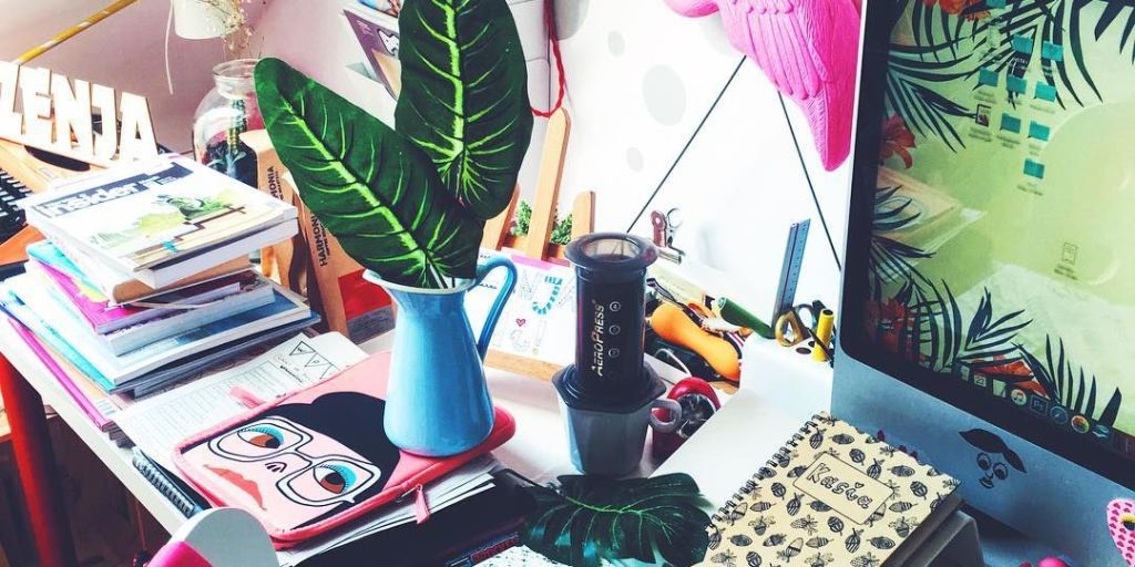 Organized Study Desk