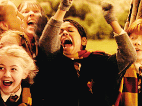 Harry Potter Laugh Gif